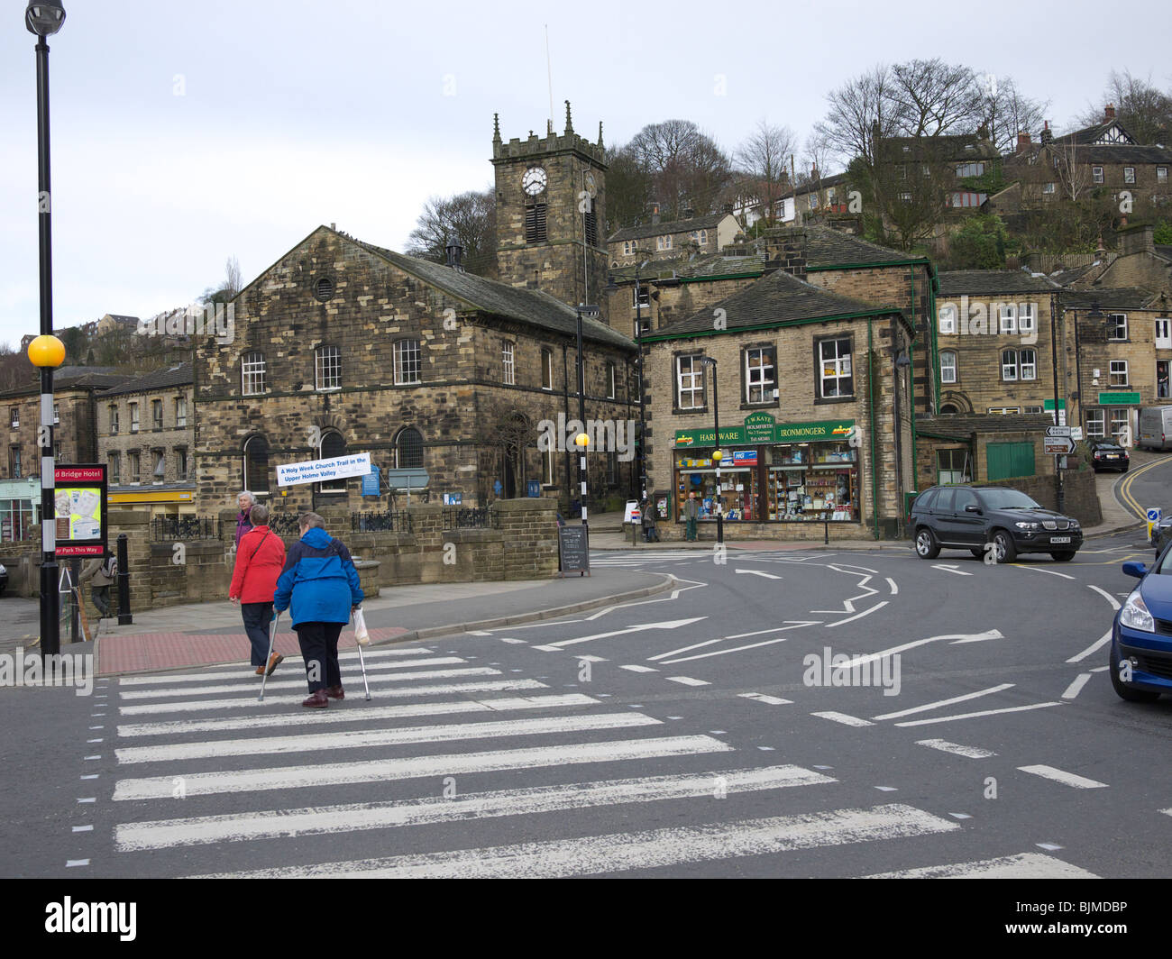 Holmfirth Town Centre, West Yorkshire,England, UK Stock Photo - Alamy