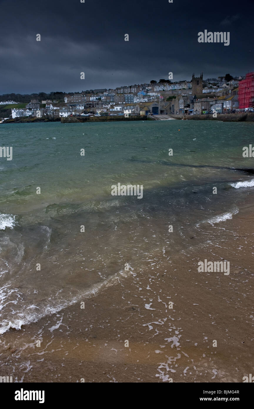 Storm clouds gathering over St Ives Harbour in Cornwall. Photo by ...