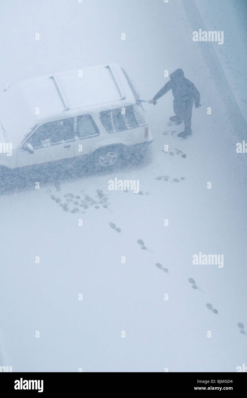 Whiteout weather hi-res stock photography and images - Alamy