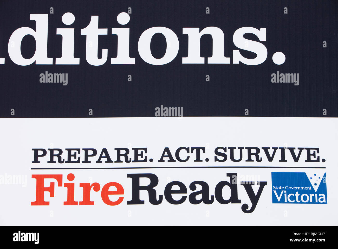 Fire sign australia hi-res stock photography and images - Alamy