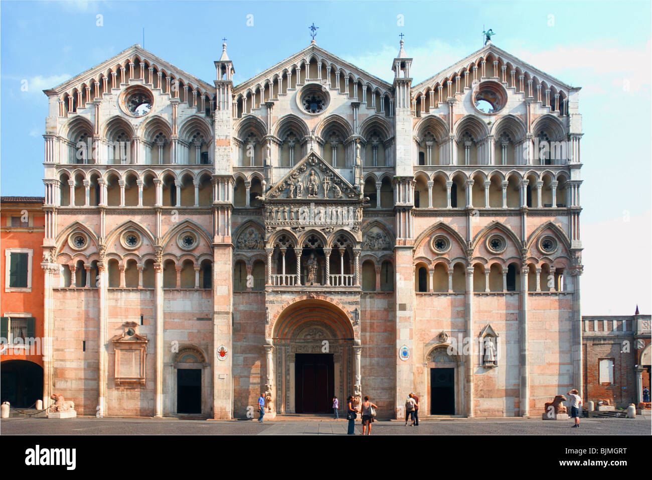 Cathedral of Ferrara Stock Photo - Alamy