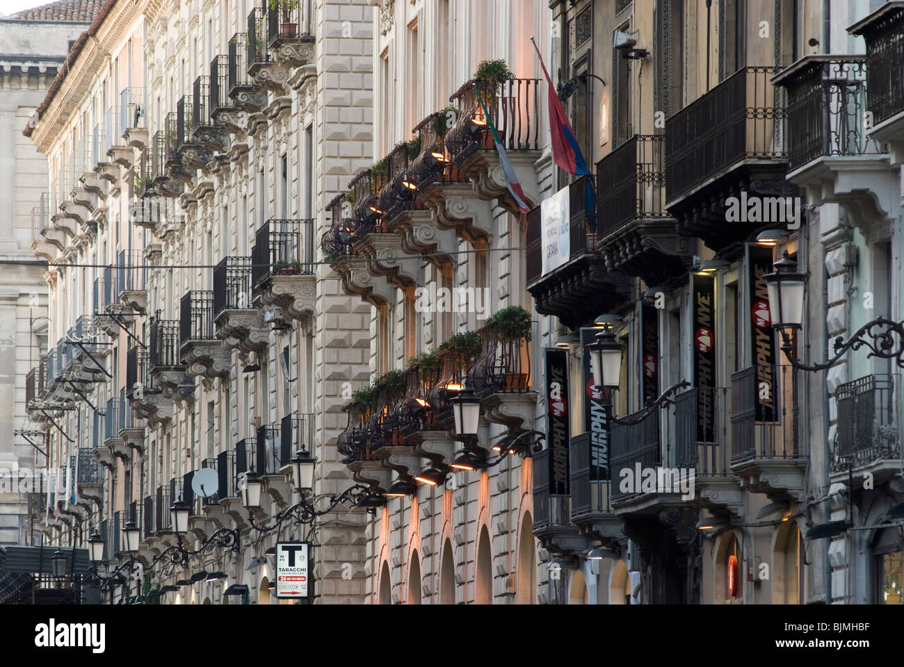 Italy, Sicily, Catania, main street Via Etnea Stock Photo - Alamy