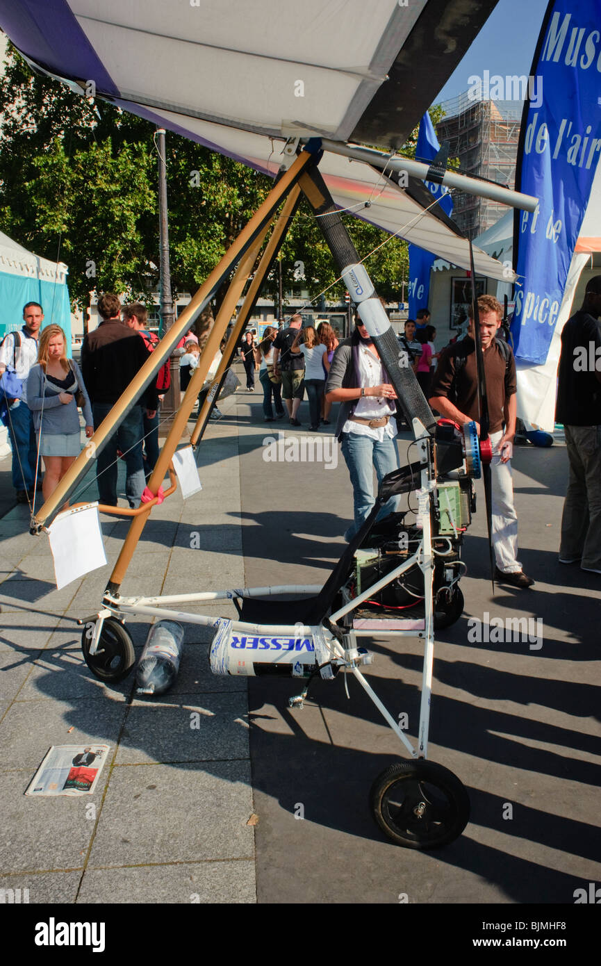 Paris, France, People Visiting Alternative Transportation Show, Single ...
