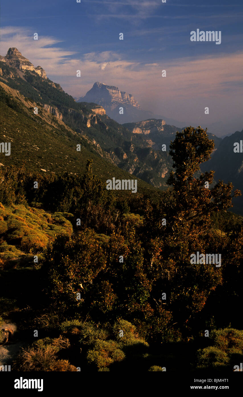 Ascent to Mondotó, View of Peña Montañesa, National Park of Ordesa and ...