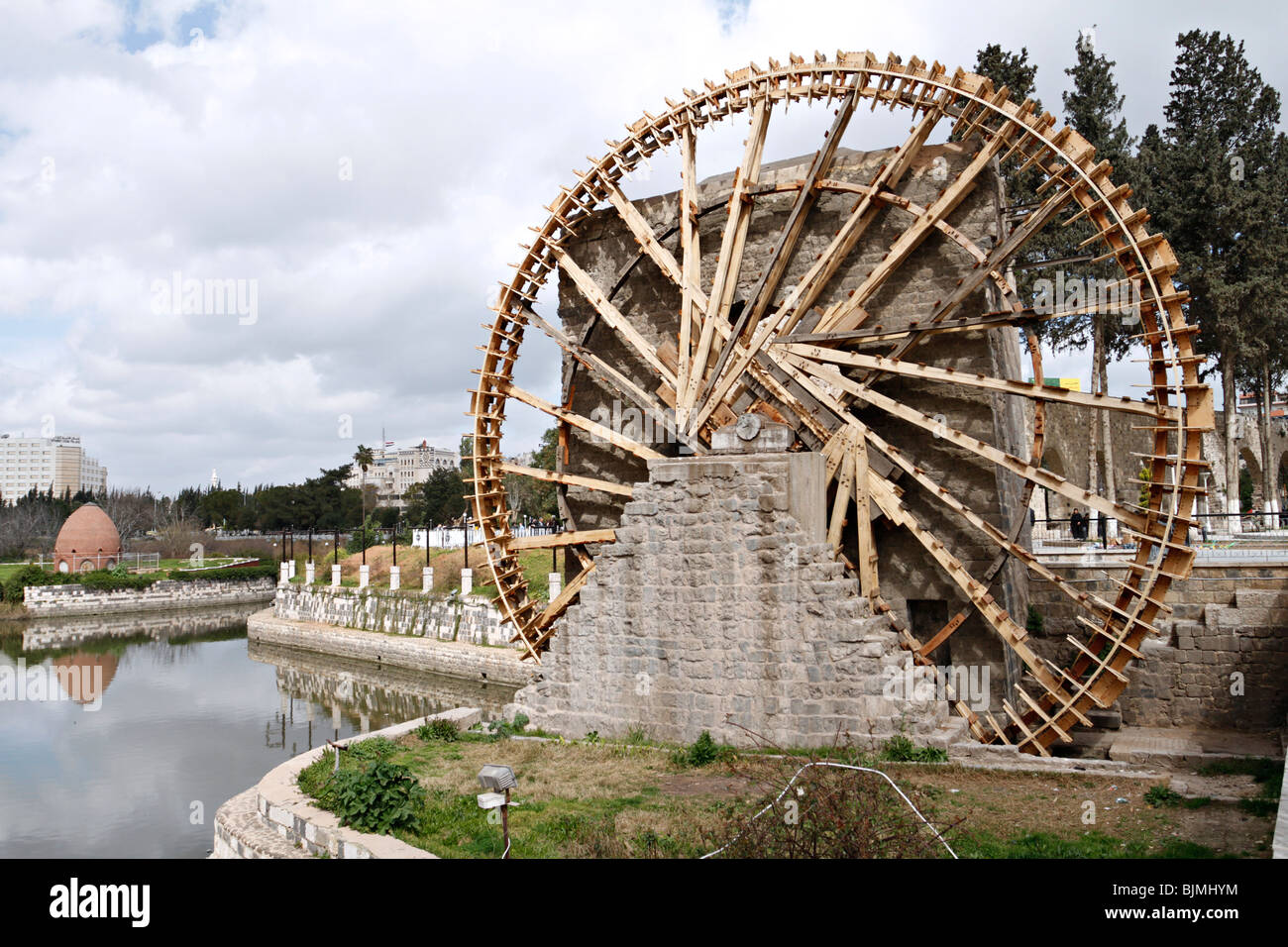 Ancient water wheel in hi-res stock photography and images - Alamy