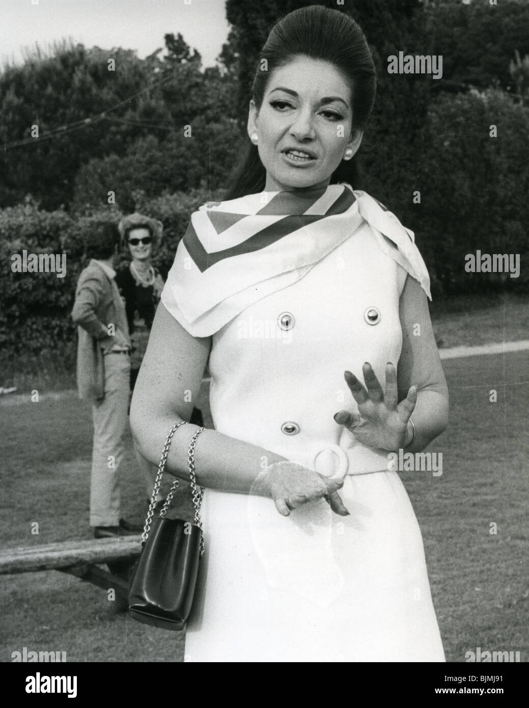 MARIA CALLAS - American-Greek operatic soprano about 1967 Stock Photo ...