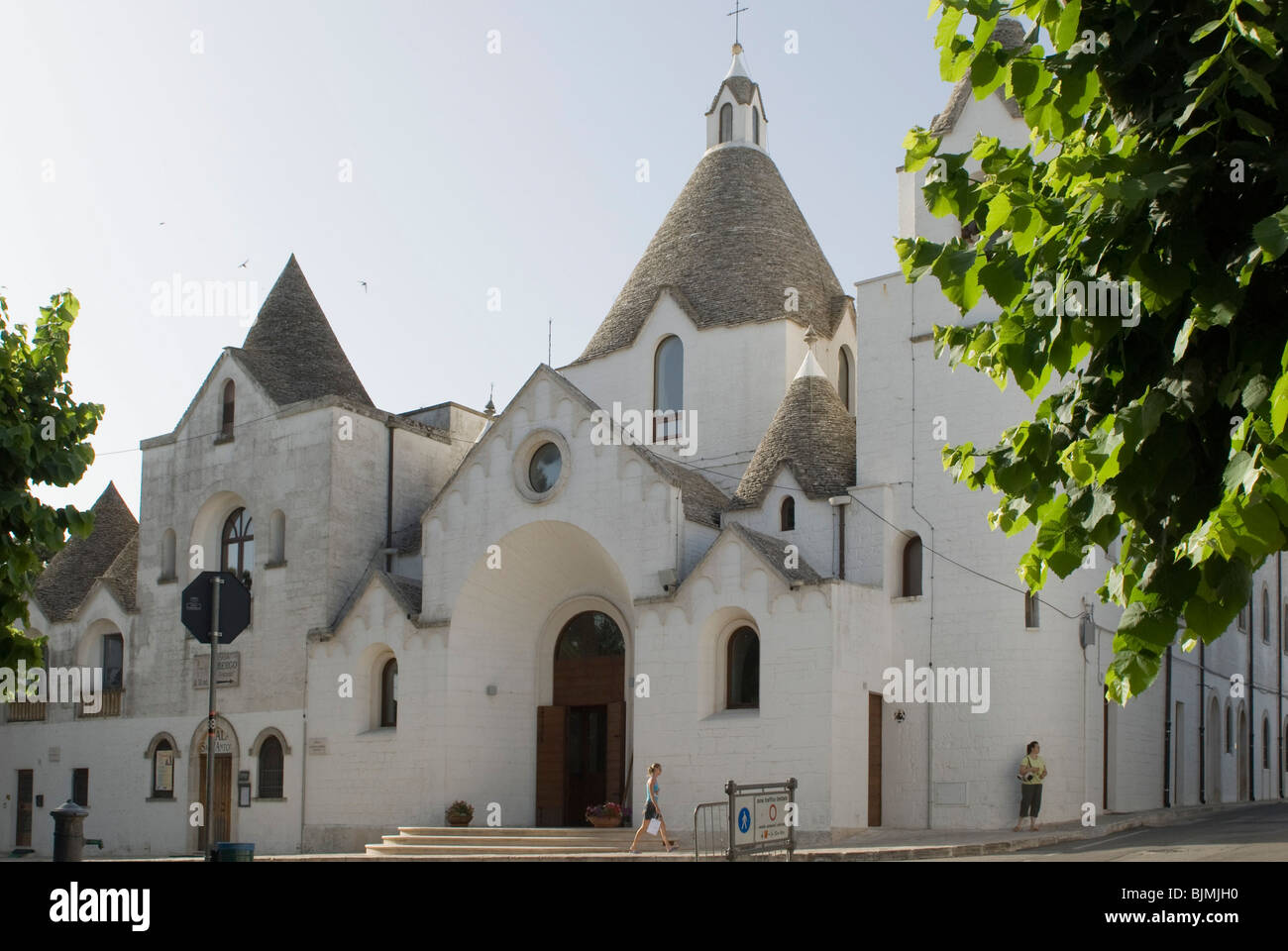 Italy, Apulia, Alberobello, UNESCO world heritage, trulli church Stock ...