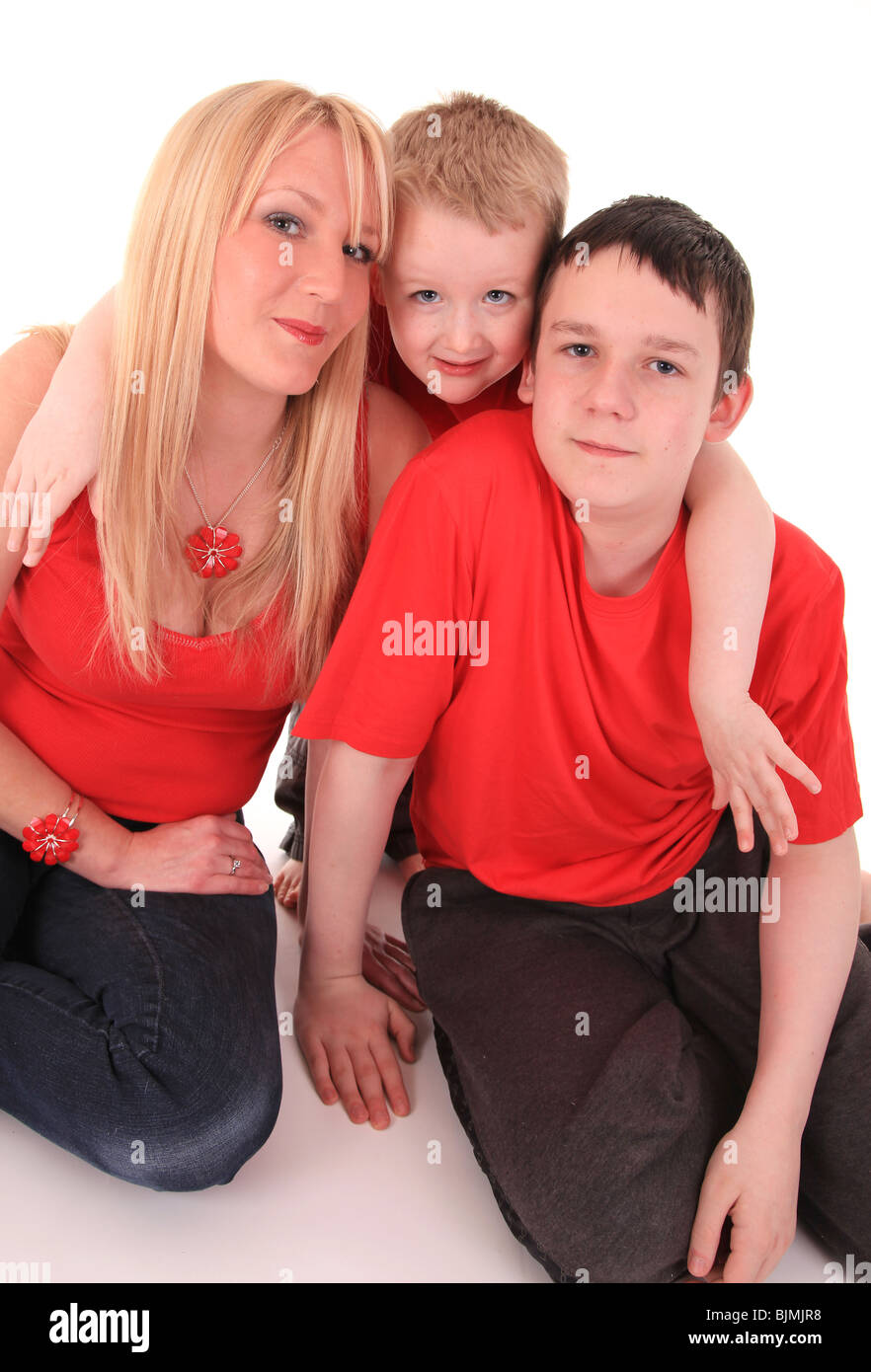 Family studio portrait uk hi-res stock photography and images - Alamy