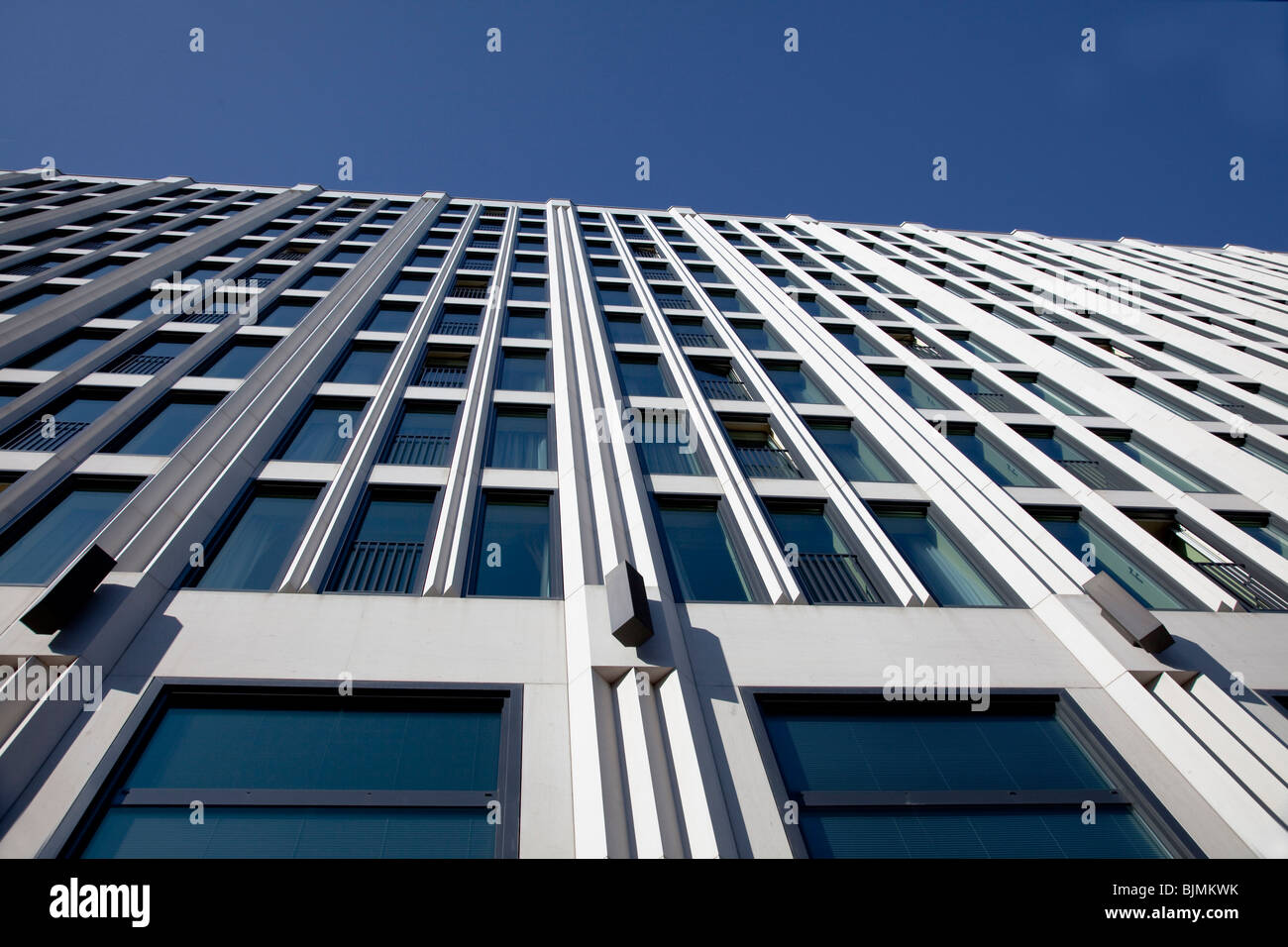Exterior view of a high-rise building, Berlin, Germany, Europe Stock ...