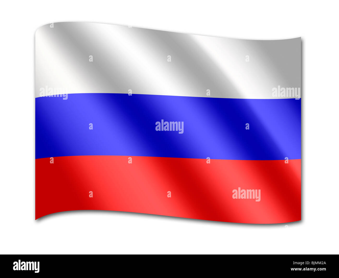 Russia national colors country Cut Out Stock Images & Pictures - Alamy