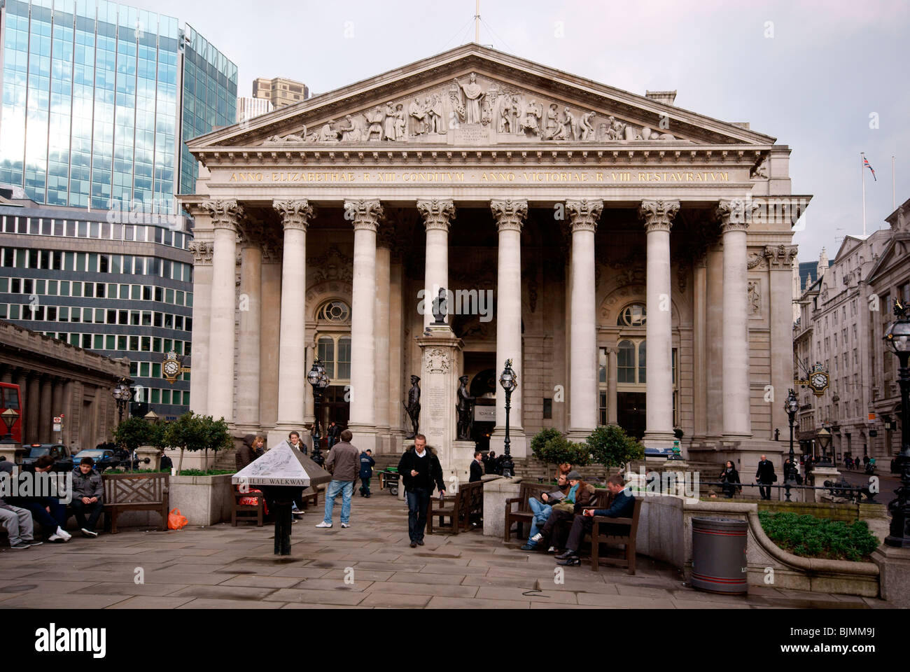The Royal Exchange Stock Photo - Alamy