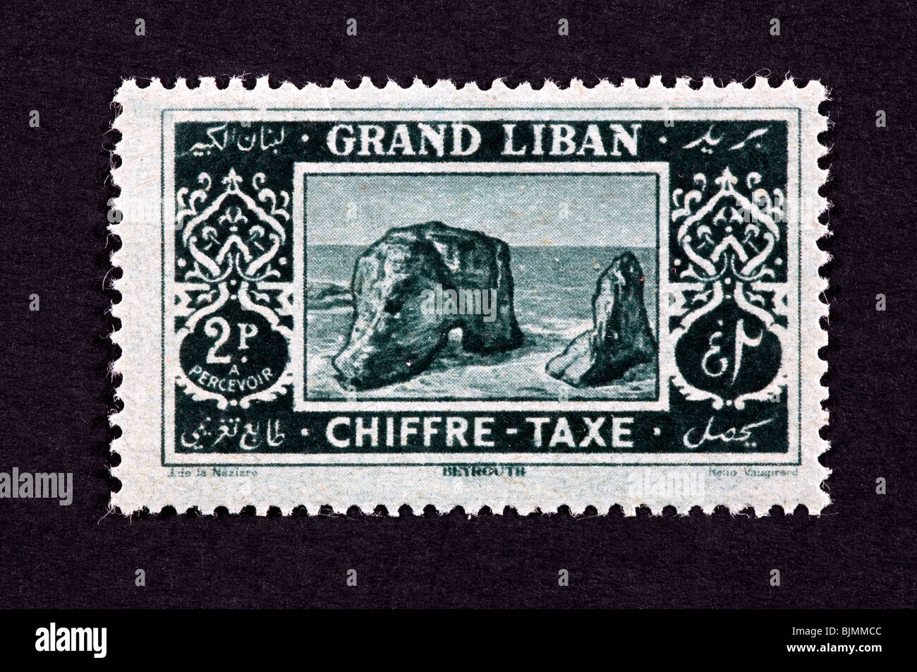 Postage stamp lebanon hi-res stock photography and images - Alamy