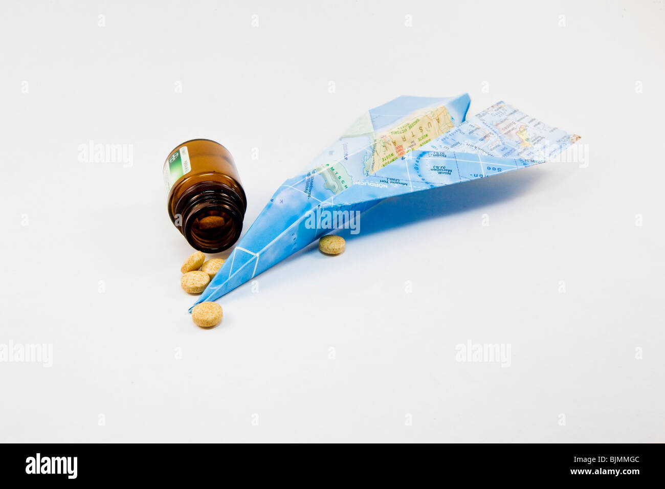 Medication against fear flying nausea hi-res stock photography and ...