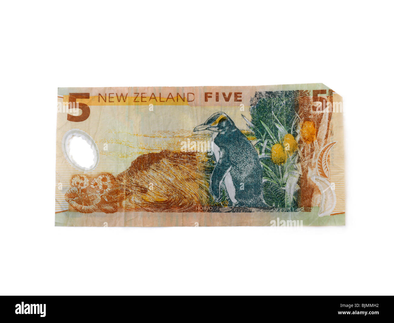 Banknotes five dollars new zealand hi-res stock photography and images ...