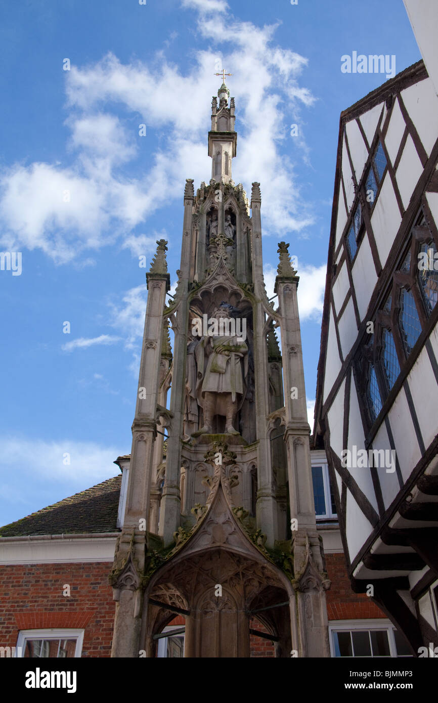 City cross or Buttercross, Winchester, Hampshire, England Stock Photo ...