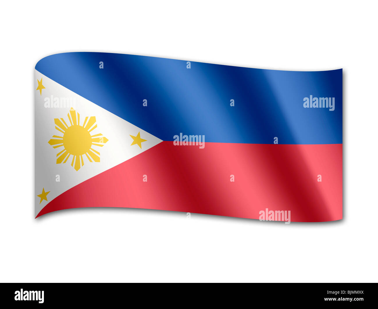 Philippines national colors country Cut Out Stock Images & Pictures - Alamy