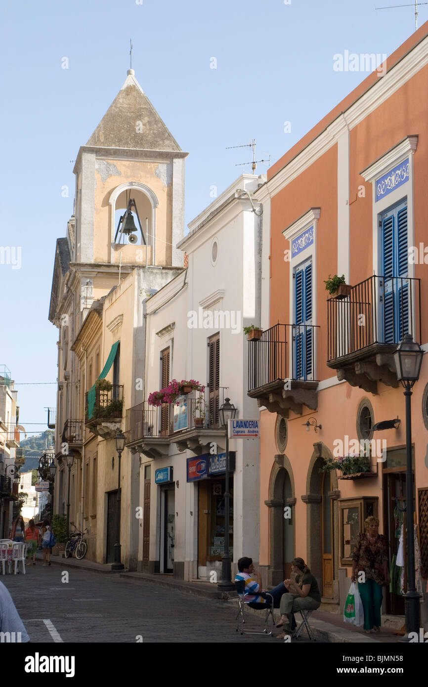 Lipari italy old town hi-res stock photography and images - Alamy