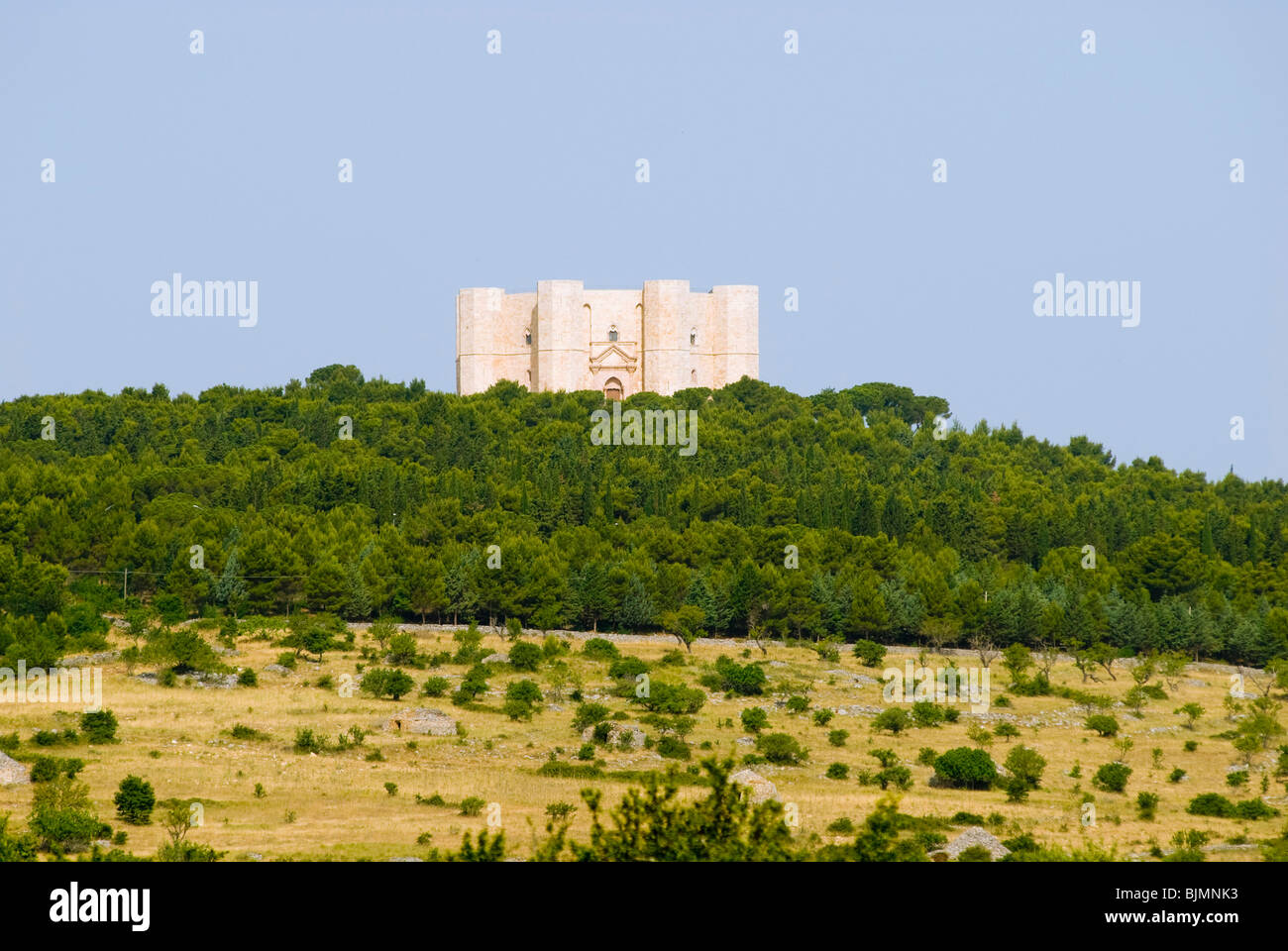 Italien, Apulien, Castel del Monte auf Hügel | Italy, Apulia, Castel ...
