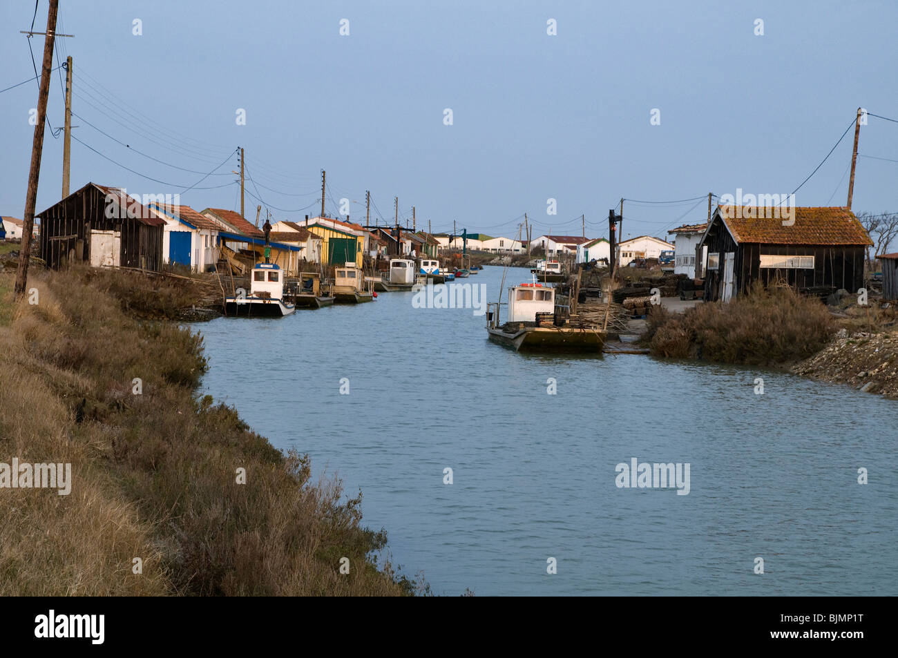 Oyster farming oyster barge hi-res stock photography and images - Alamy