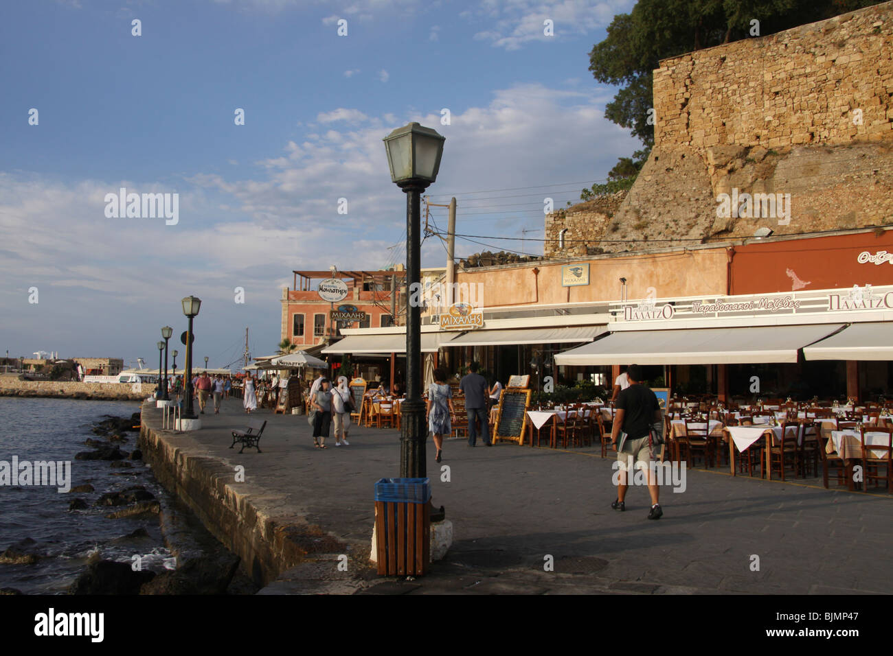 Crete chania bar hi-res stock photography and images - Alamy