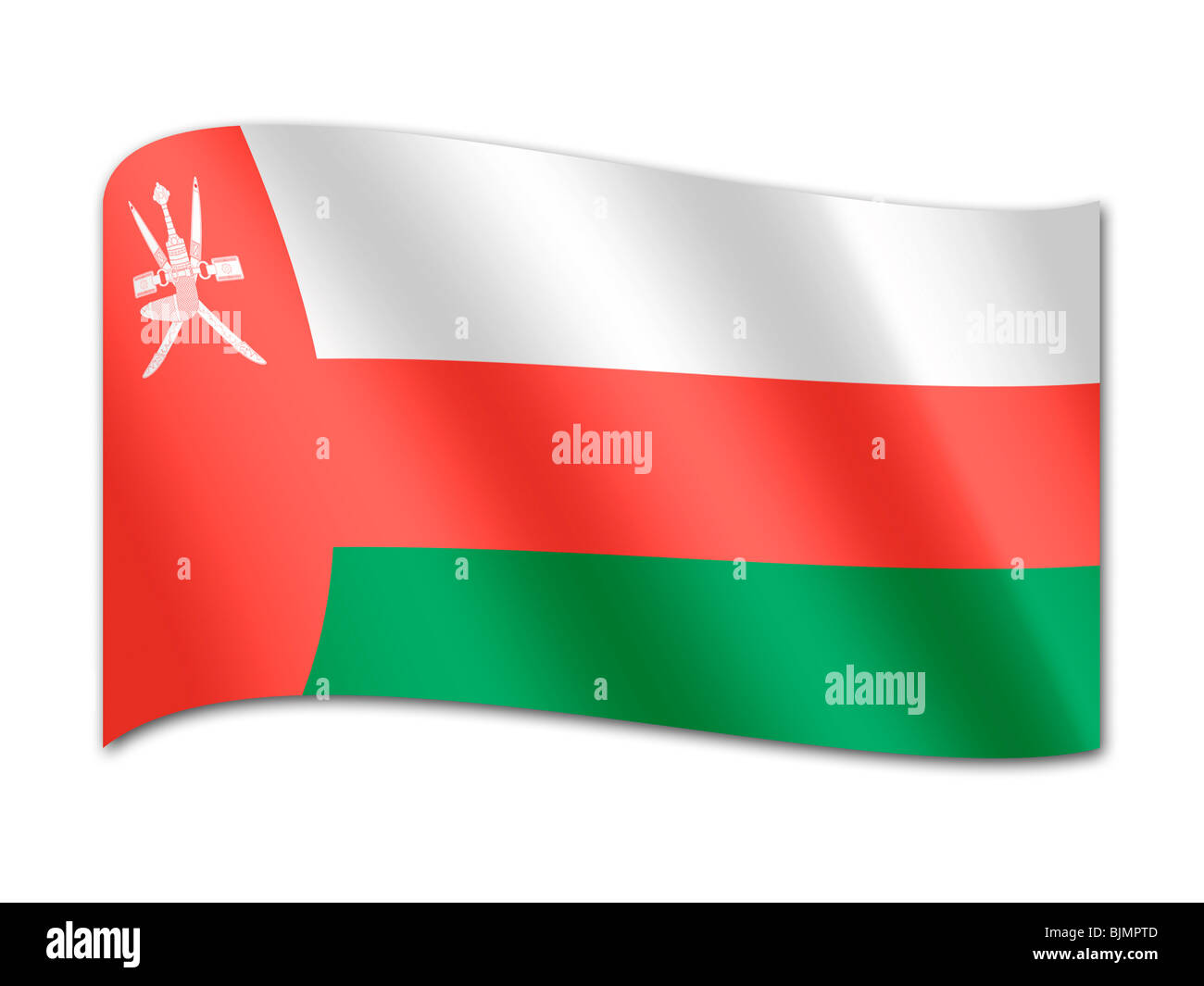 Sultanate of oman flag hi-res stock photography and images - Alamy