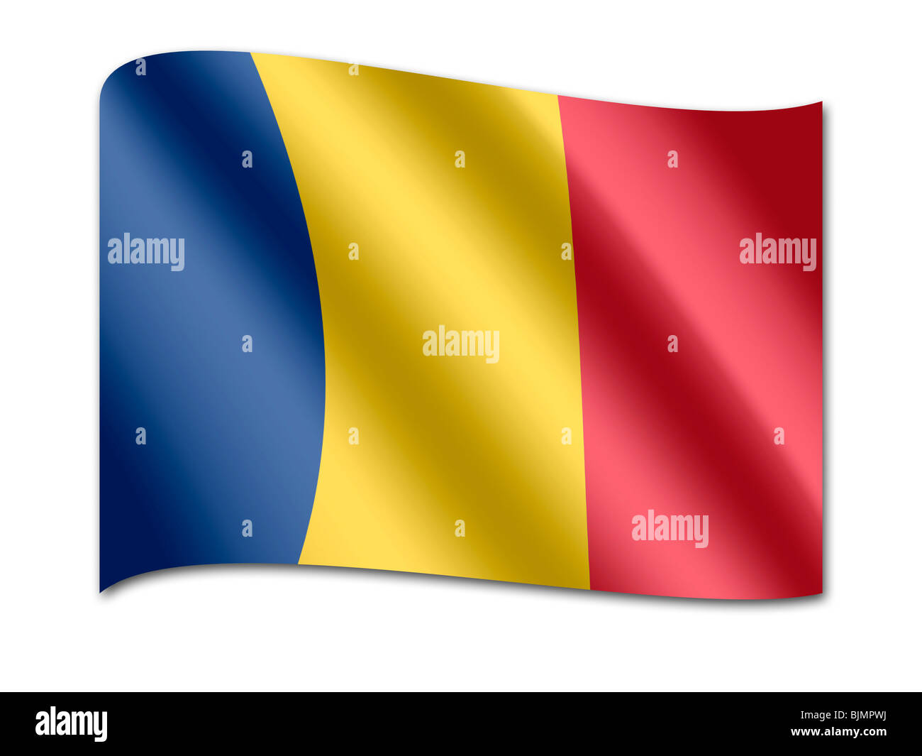 Flag of Romania Stock Photo - Alamy