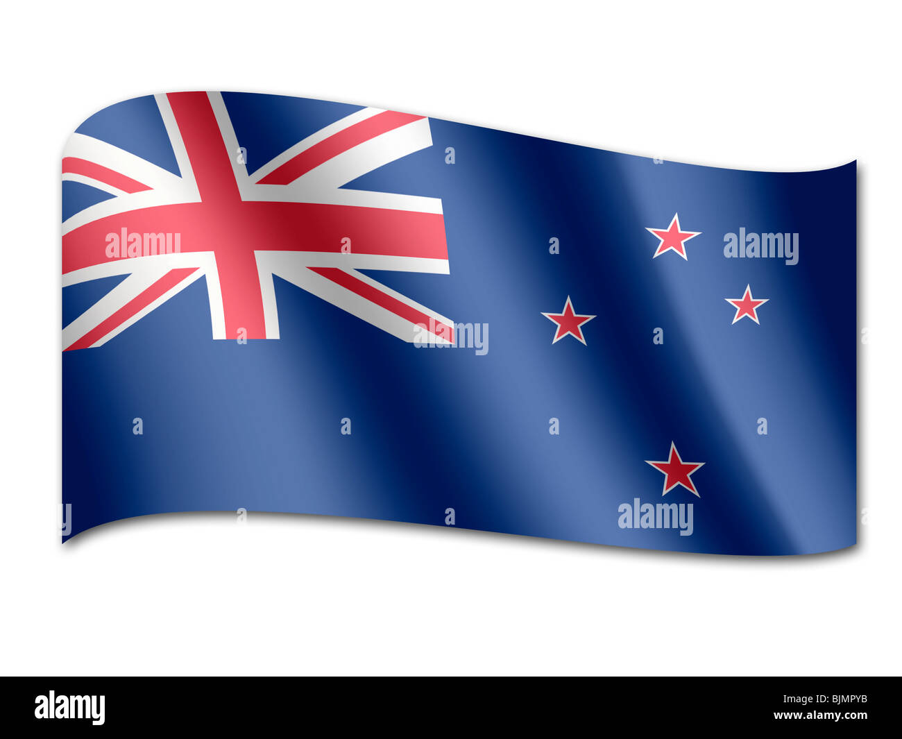 Flag of New Zealand Stock Photo - Alamy