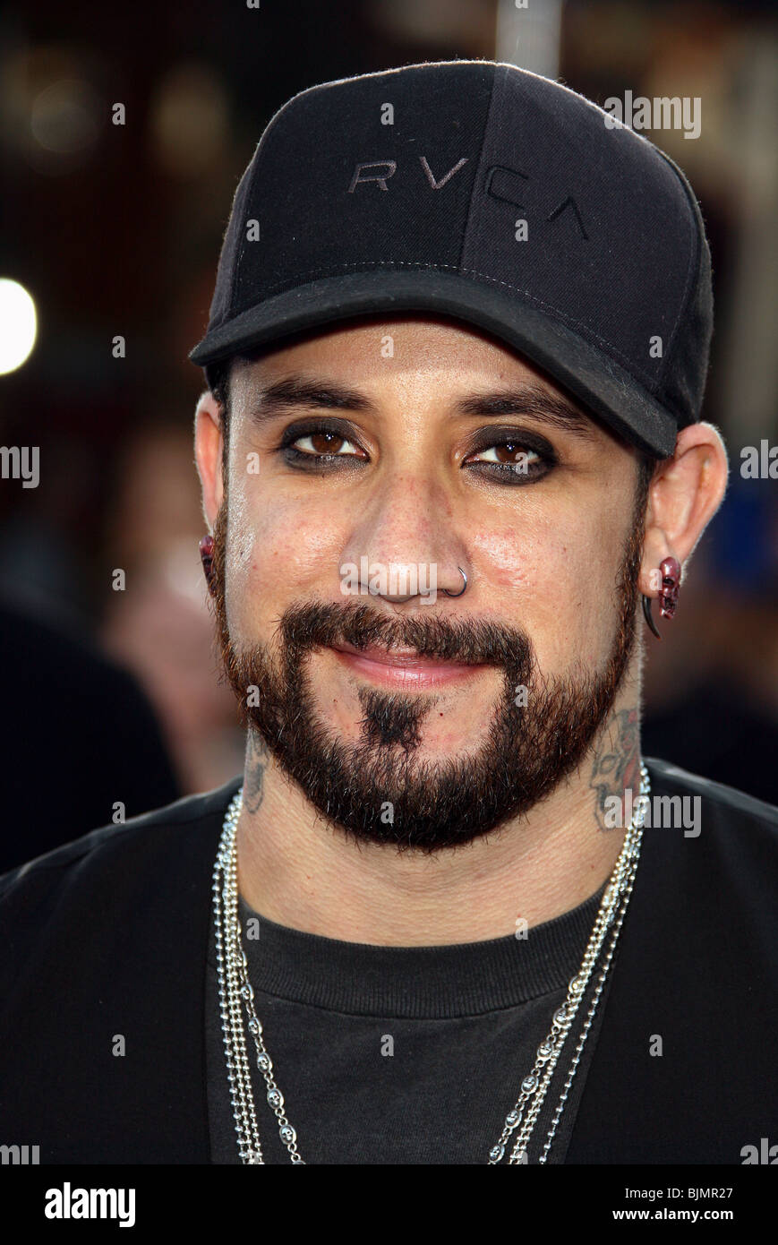 A.J. MCLEAN TRANSFORMERS PREMIERE WESTWOOD LOS ANGELES USA 27 June 2007 ...