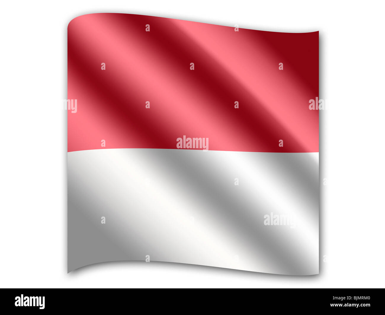 Flag of Monaco Stock Photo - Alamy