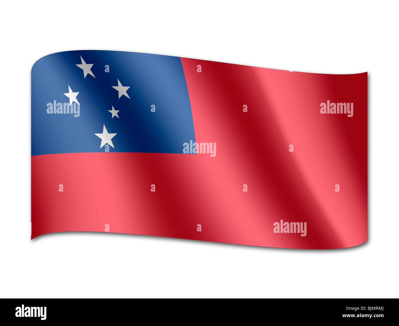 Flag of samoa hi-res stock photography and images - Alamy