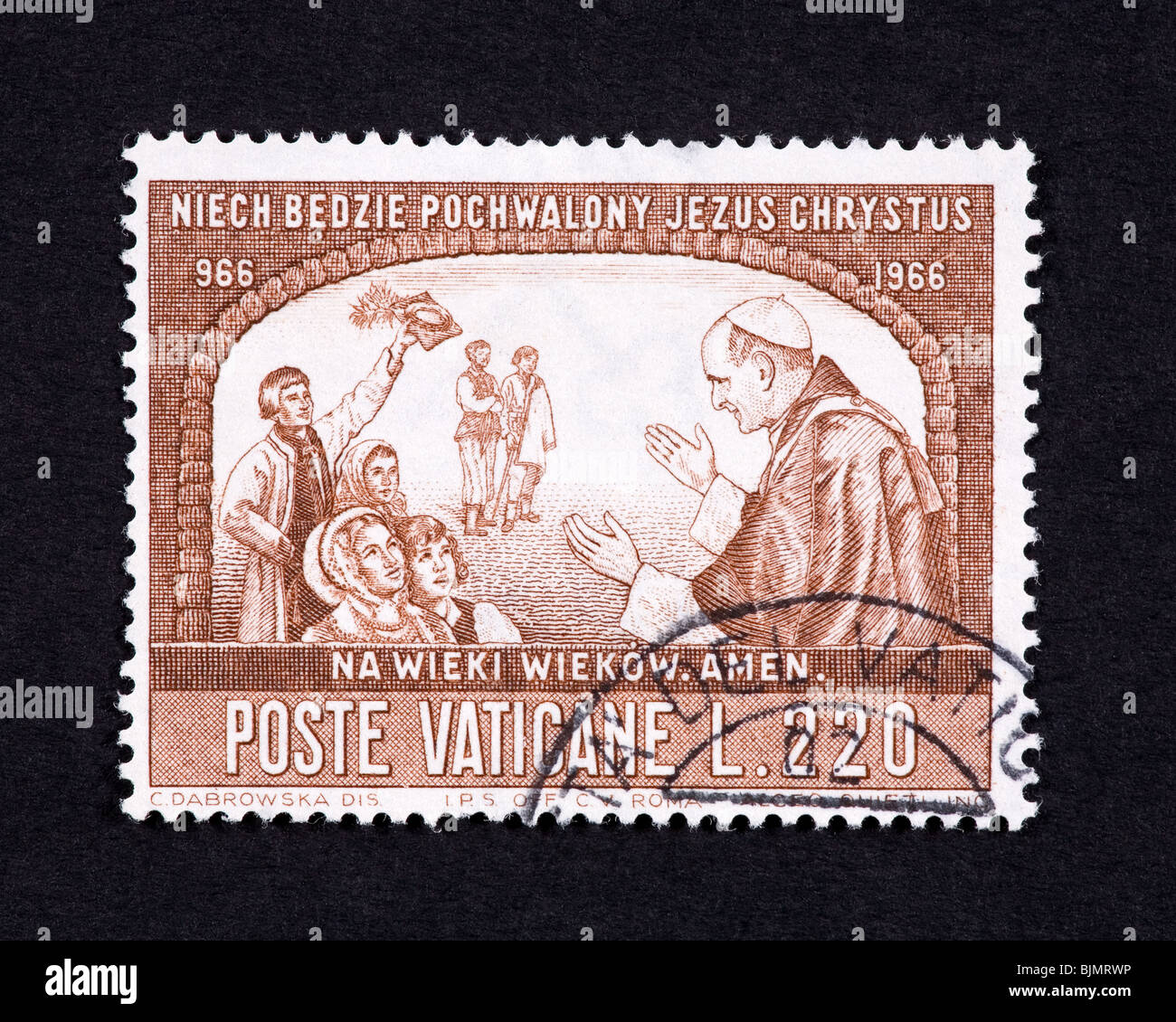 Pope Stamp Stock Photos & Pope Stamp Stock Images - Alamy