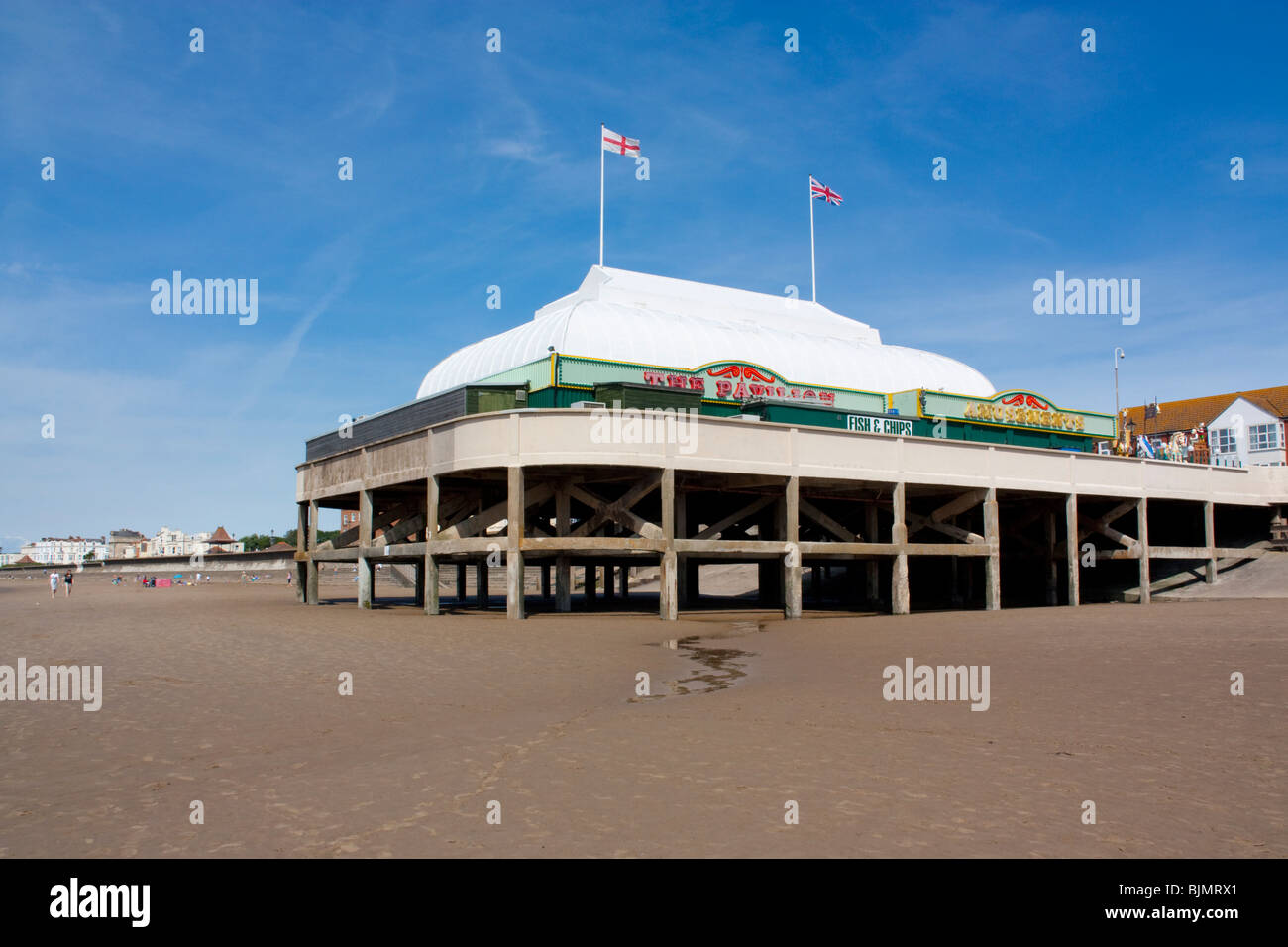 Burnham on sea pier hi-res stock photography and images - Alamy