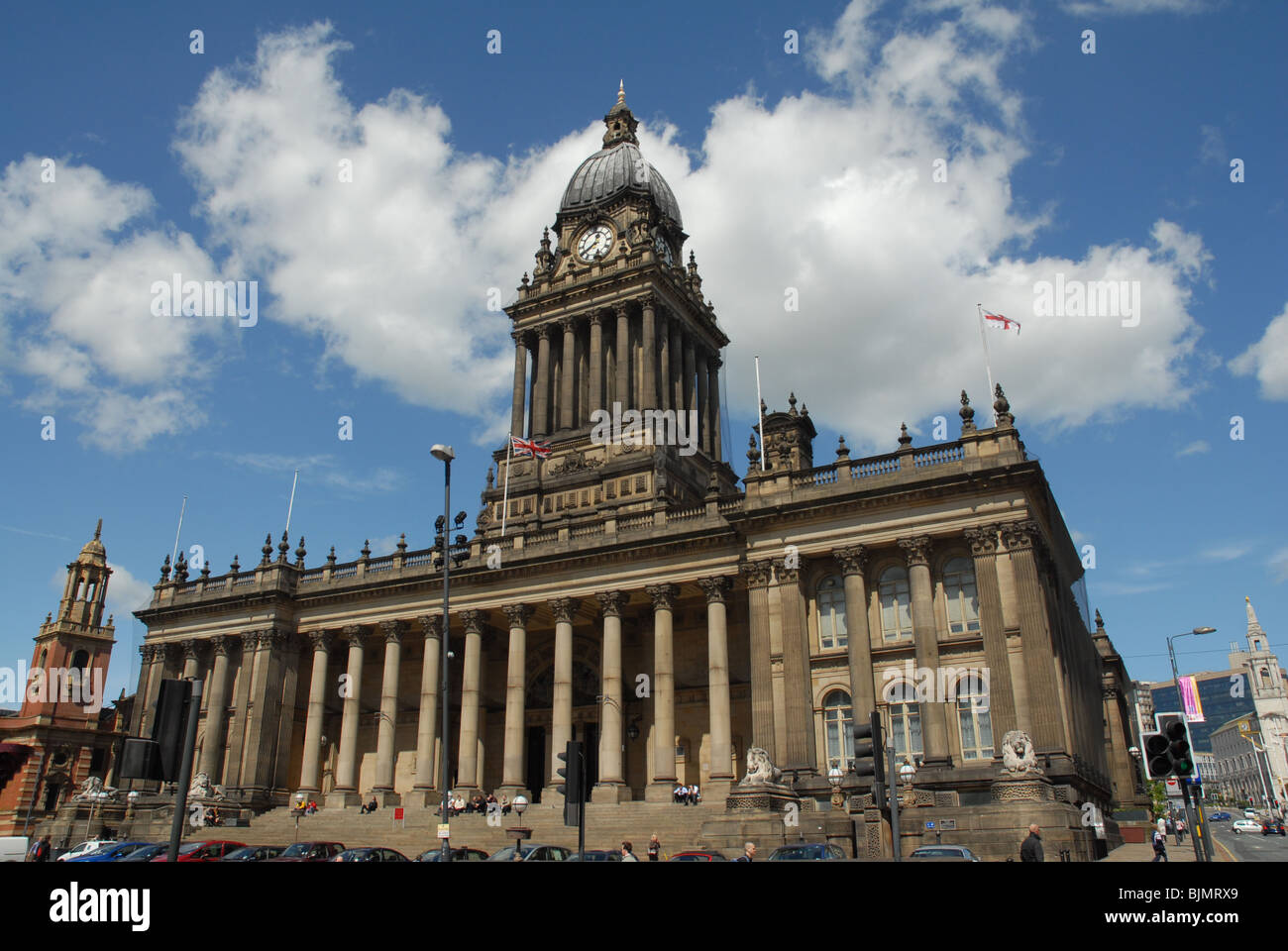 Leeds Town Hall, Leeds, England UK Stock Photo - Alamy