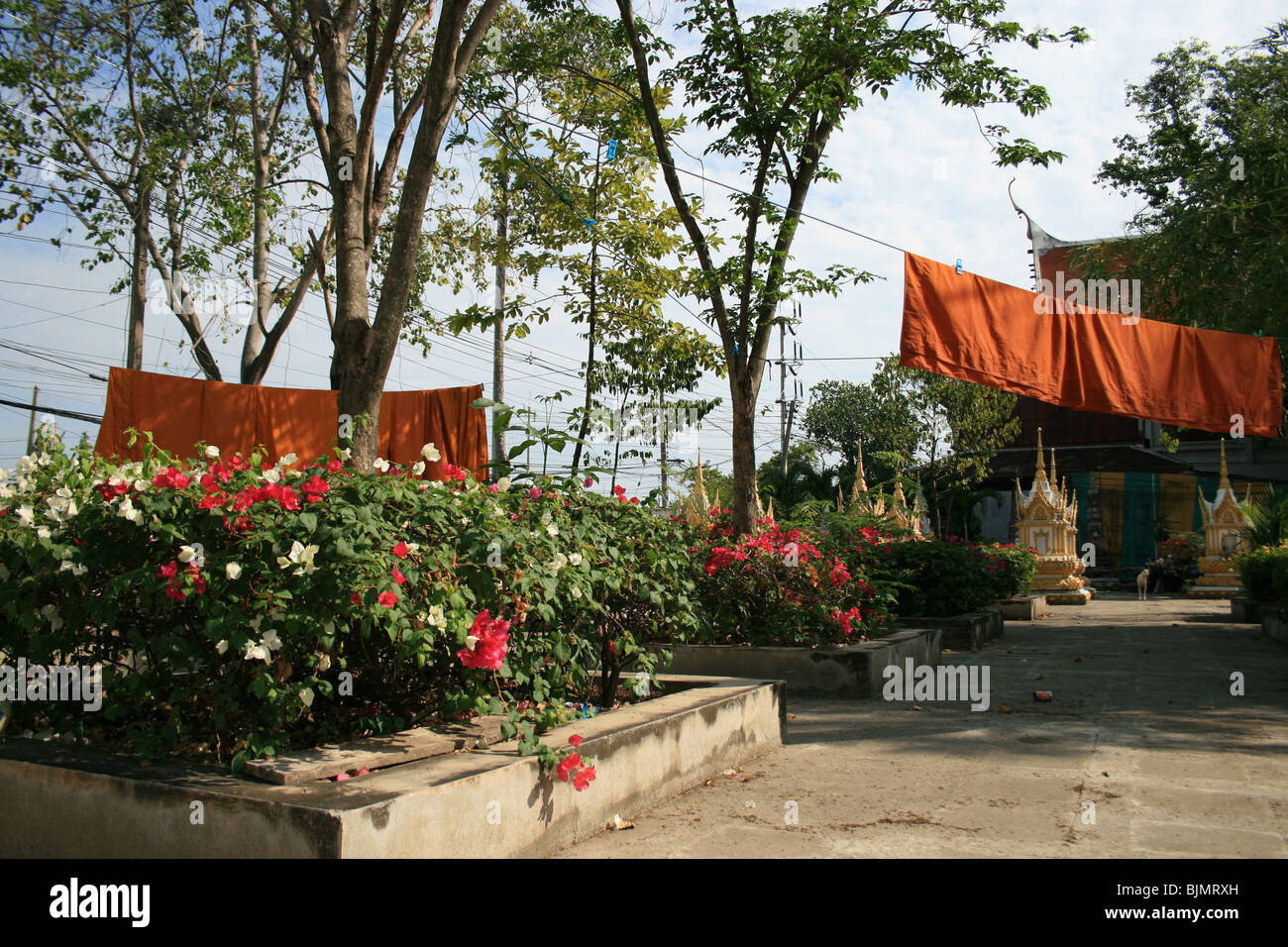 Monk washing clothes hi-res stock photography and images - Alamy