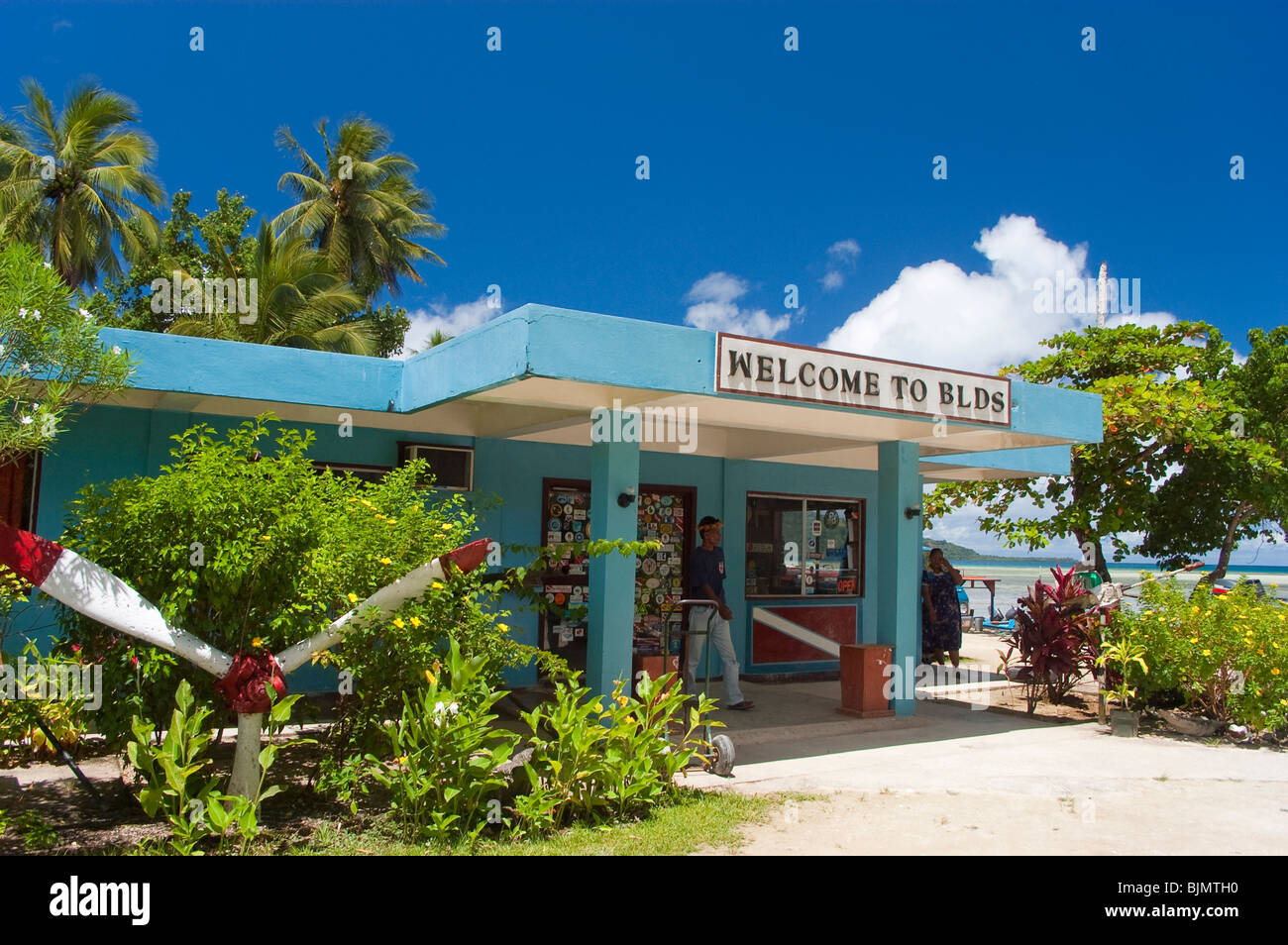 Colorful building in chuuk hi-res stock photography and images - Alamy