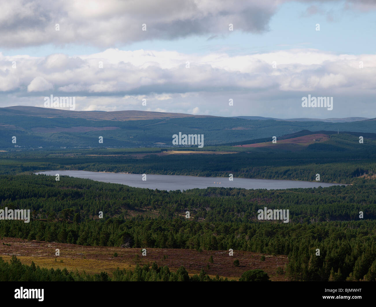 Morlich loch view in Cairngorms Stock Photo - Alamy