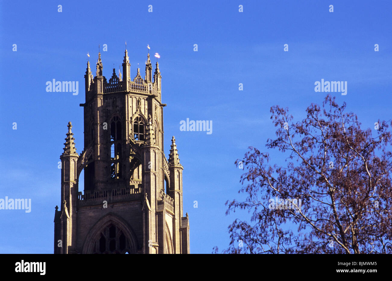 Saint Botolph's Church (Boston Stump) tower, Lincolnshire, UK Stock ...
