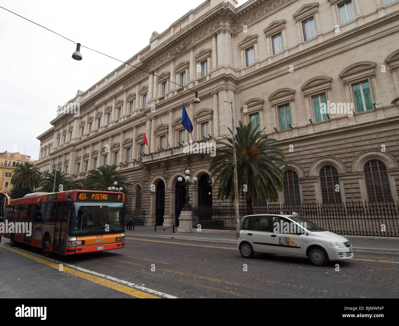 Banca d'Italia, National bank of Italy, Via Nazionale, Rome, Italy ...