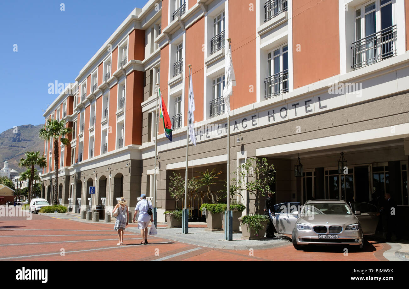 Cape Grace Hotel front elevation on the V&A Waterfront in Cape Town ...