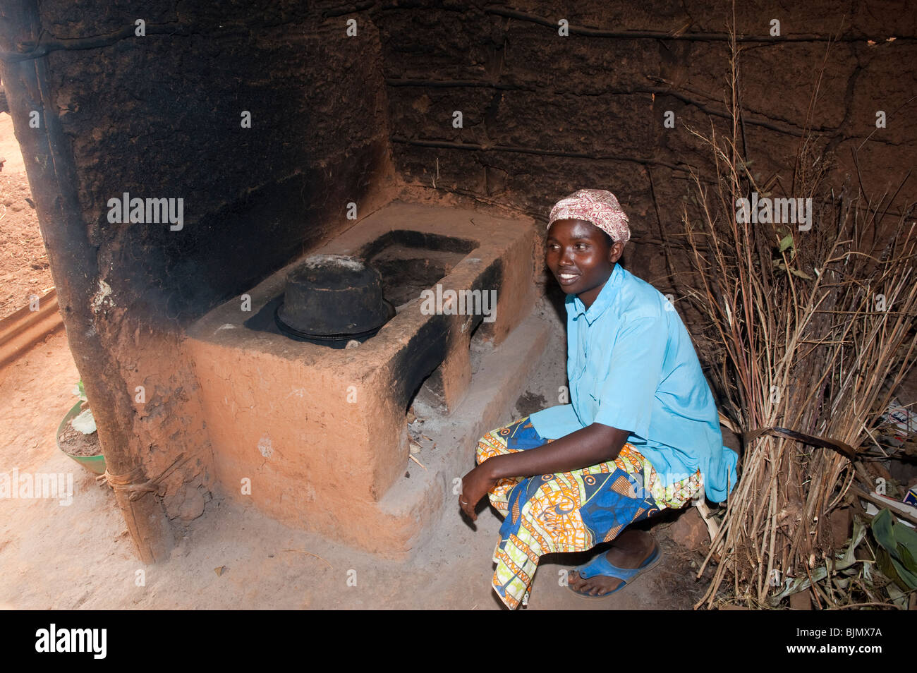 Rural kitchen african kitchen hi-res stock photography and images - Alamy