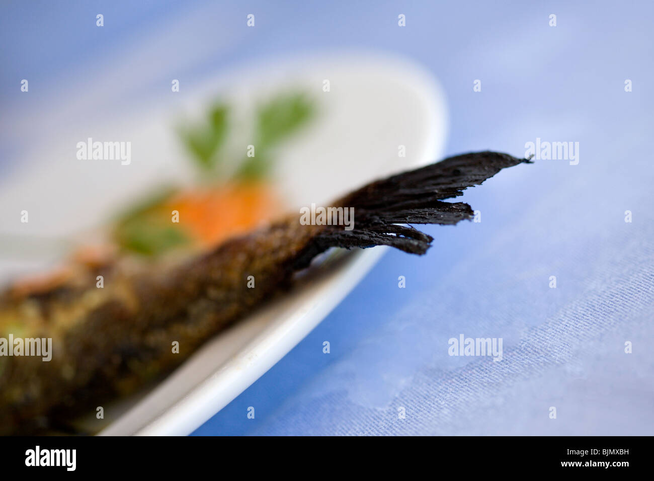 Fish at a restaurant in Egypt Stock Photo - Alamy