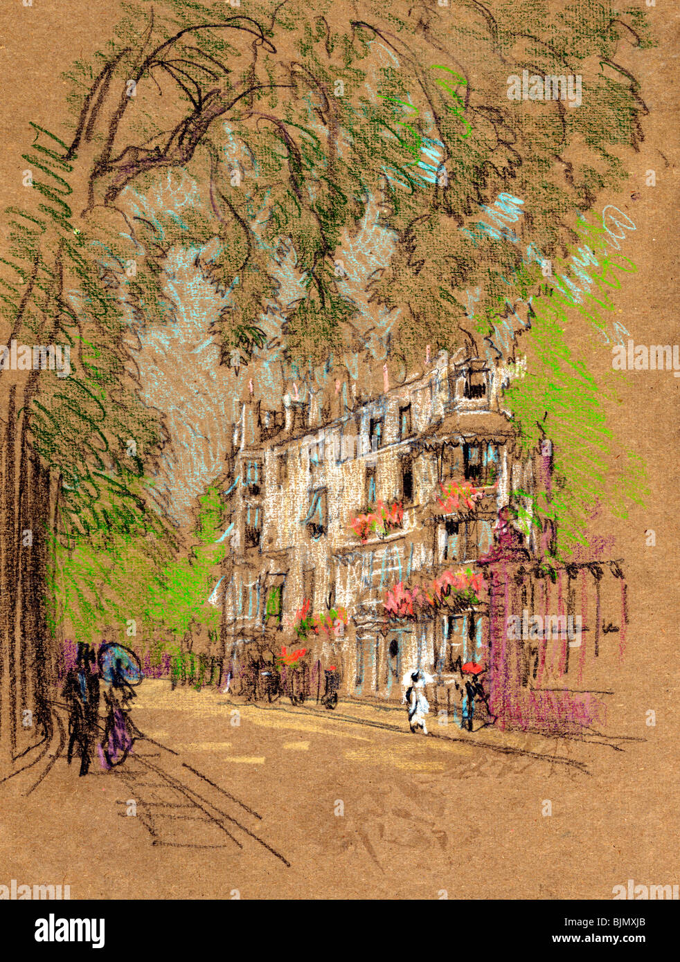 London street view hi-res stock photography and images - Alamy
