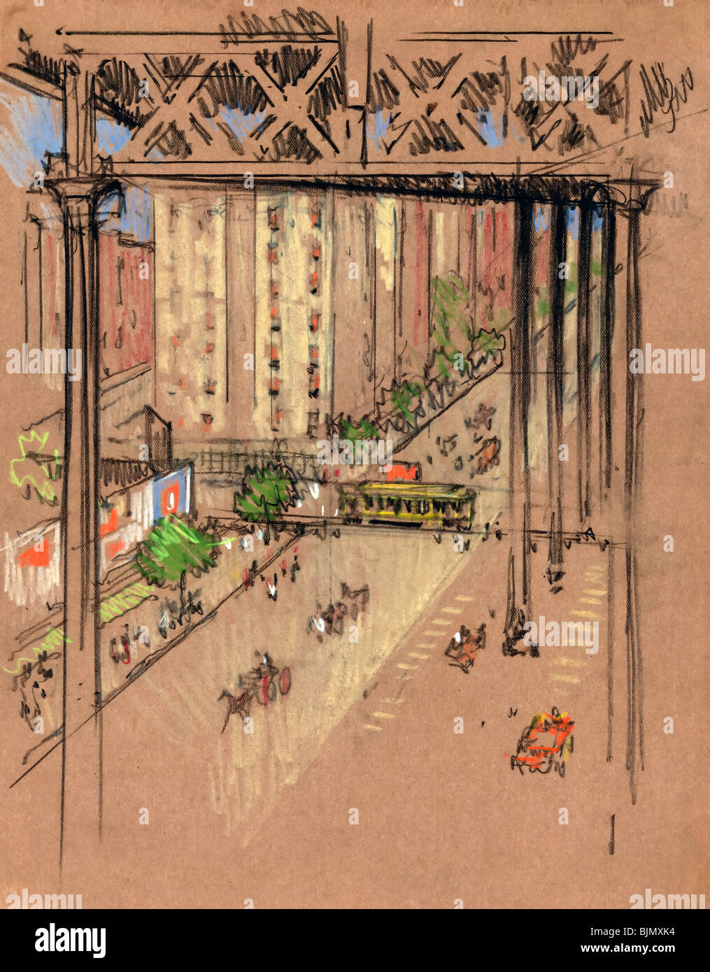 One Hundred and Tenth Street, New York City, circa 1905 Stock Photo - Alamy