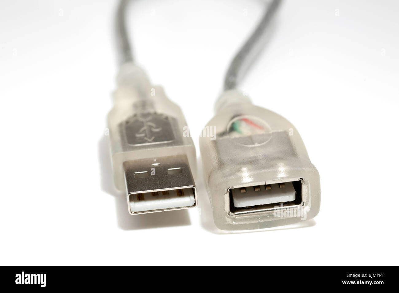 USB male and female connectors Stock Photo - Alamy