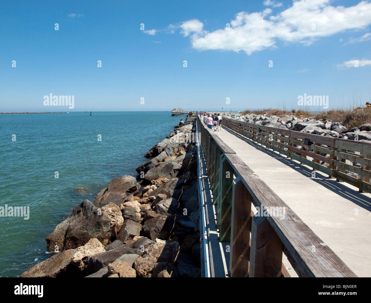 Atlantic ocean water jetty hi-res stock photography and images - Alamy