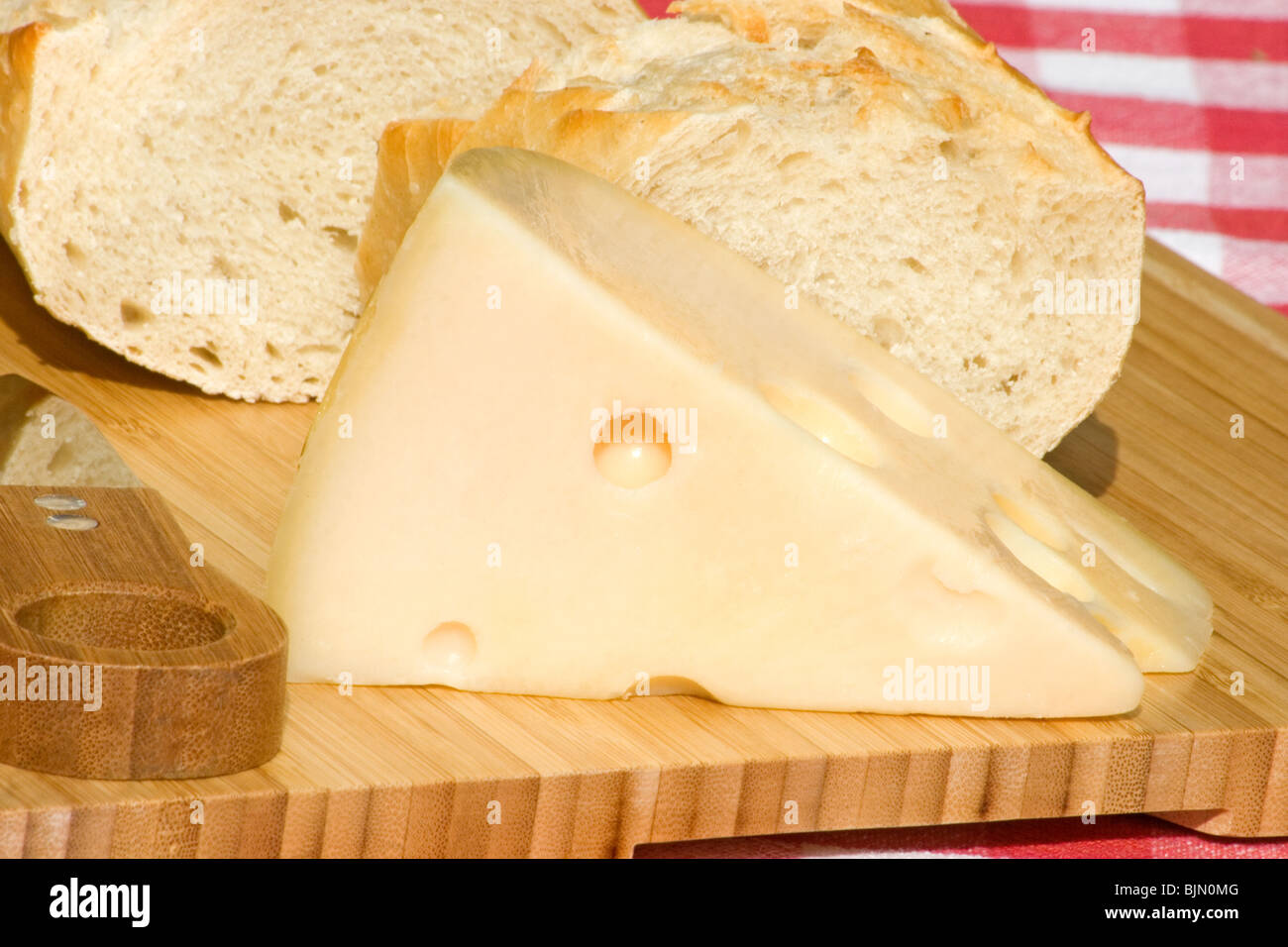 Cheese and bread Stock Photo - Alamy