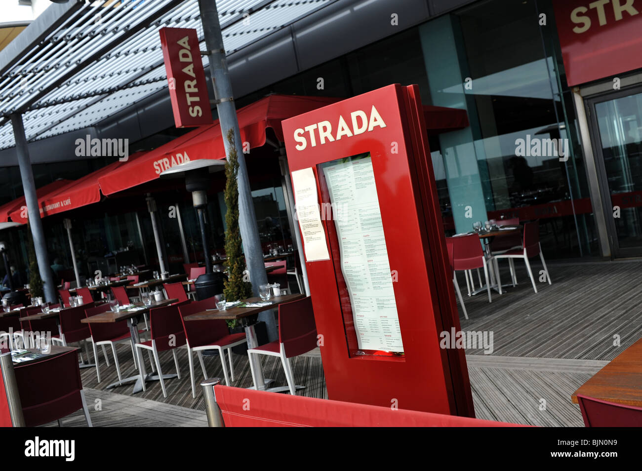 Strada Italian restaurant at Brighton Marina East Sussex UK 2010 Stock ...