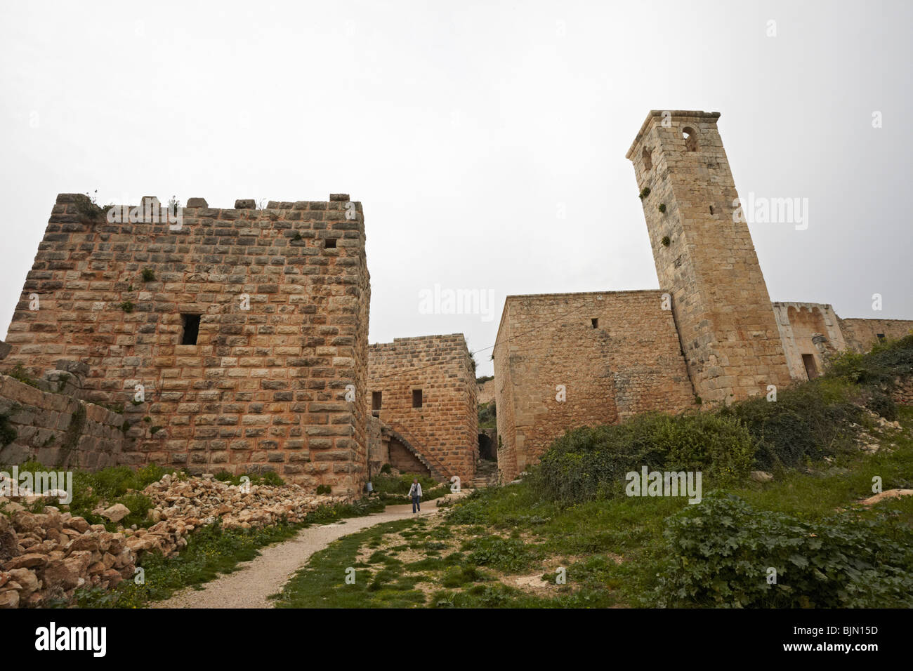 Syria inside Saladin's castle Stock Photo - Alamy