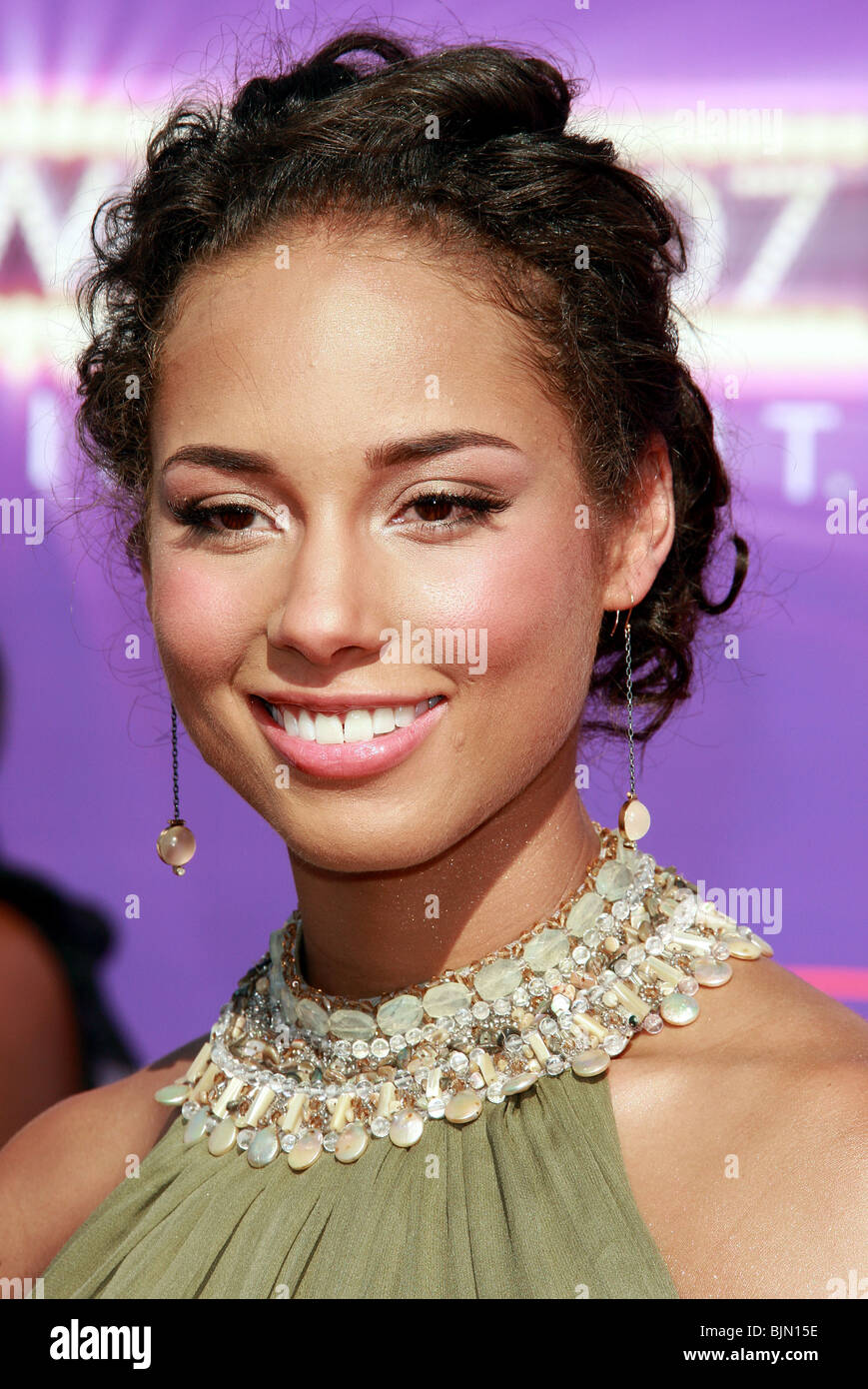 ALICIA KEYS 2007 BET AWARDS SHRINE AUDITORIUM LOS ANGELES USA 26 June ...