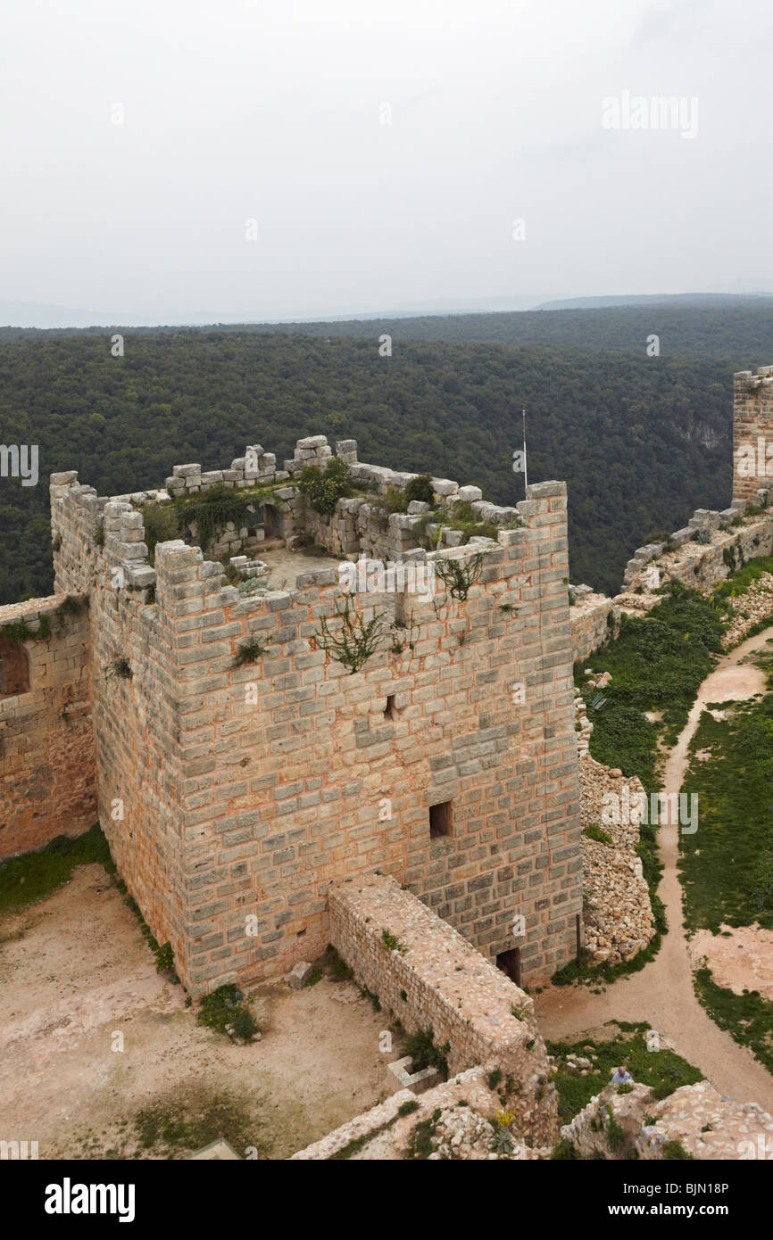 Syria inside Saladin's castle from highest point Stock Photo - Alamy